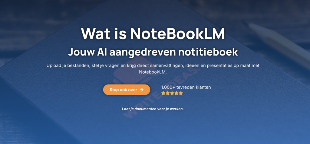 Wat is NotebookLM? - Presis.nl